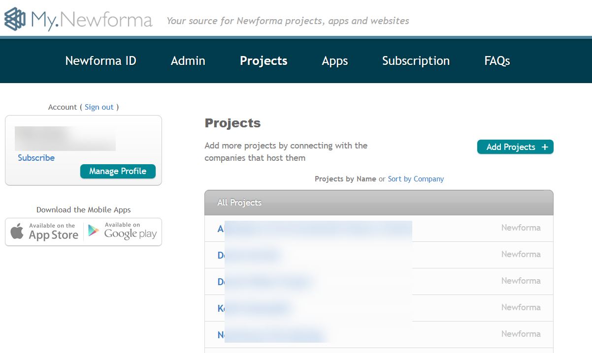 Add a Connection to Newforma ID - Newforma Project Center Help