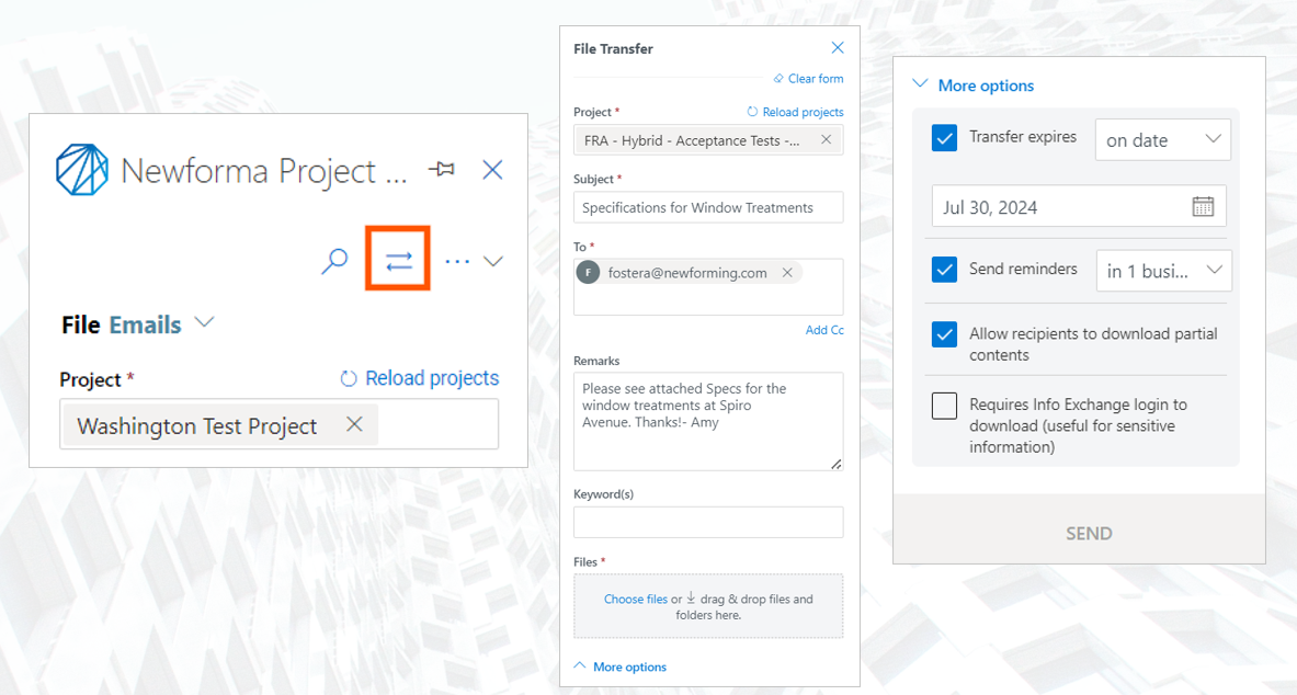 New and Improved Features in Outlook Add-In 1.71 - Newforma Project ...