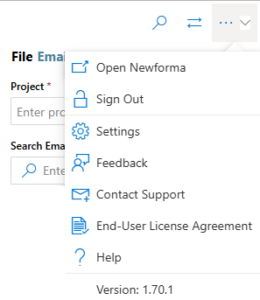 Welcome to the Newforma Project Center Outlook Add-In - Newforma Project Center Help