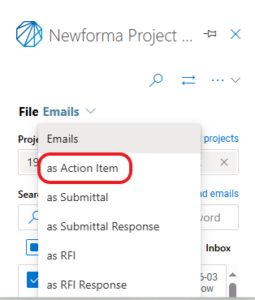 Welcome to the Newforma Project Center Outlook Add-In - Newforma ...