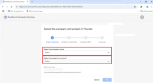 Newforma Connector Service (NCS) - How to connect a Project - Newforma ...