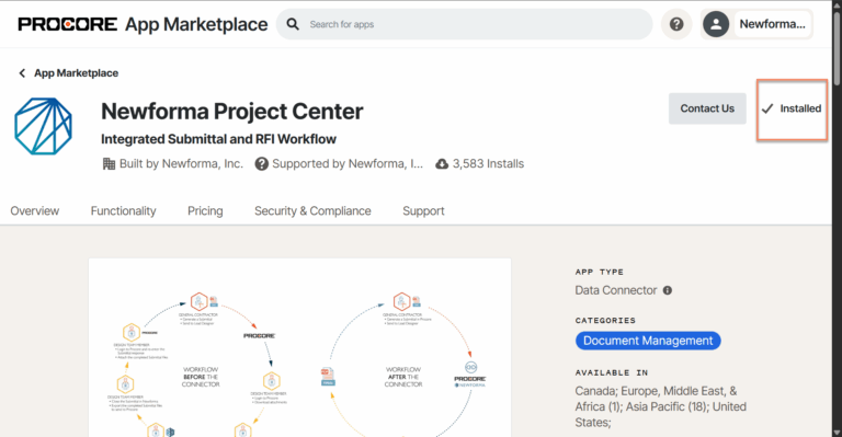 Newforma Connector Service NCS - Contractor Setup - Newforma Project ...